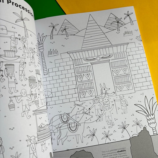 Around The World Colouring Book: Ancient Egypt – SHELF EDITIONS