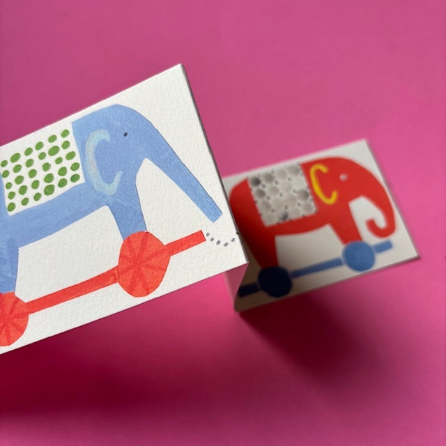 Elephant Fold Out Card – SHELF EDITIONS