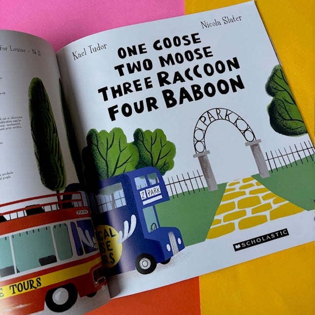 One Goose, Two Moose, Three Raccoon, Four Baboon – SHELF EDITIONS
